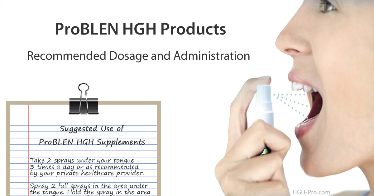 HGH Supplements Recommended Dosages and Administration