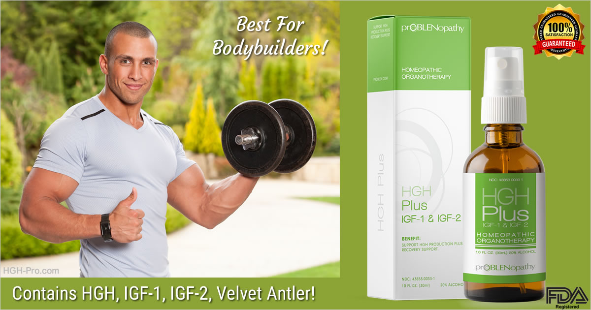 The Premier Growth Hormone (HGH) and IGF-1 Supplement For Bodybuilders!