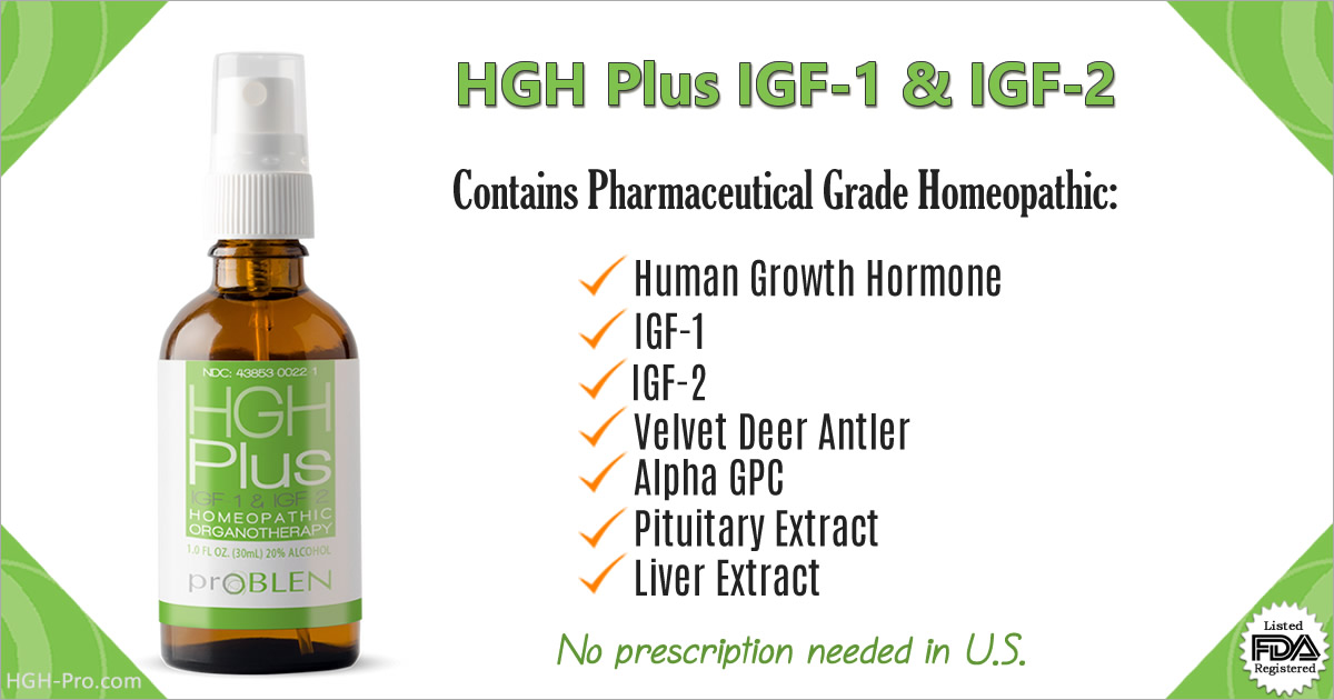 ProBLEN HGH Plus IGF-1 & IGF-2 - Information About Each Ingredient