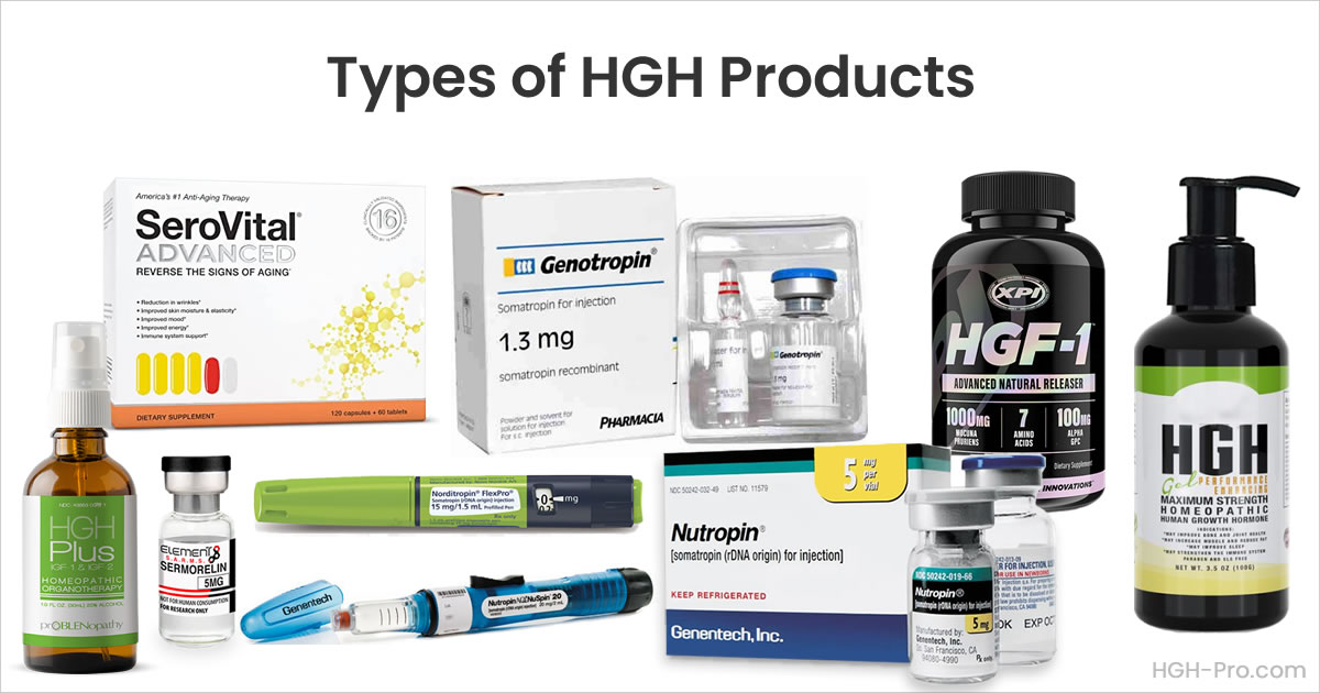 HGH Products - The Different Types Available