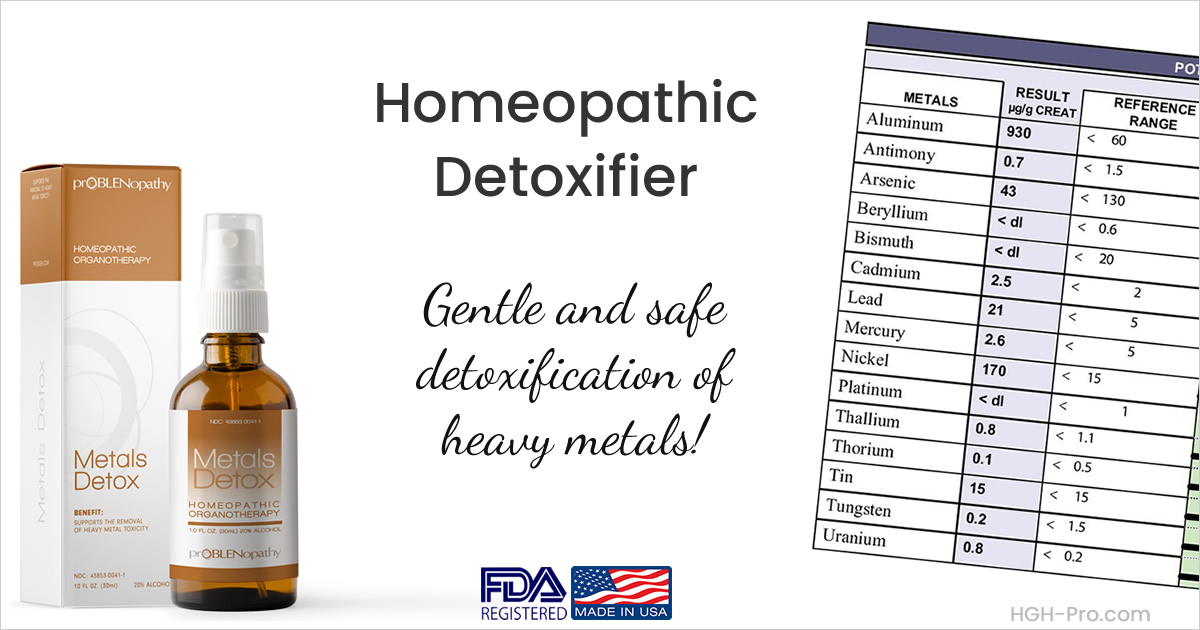 Metals Detox by ProBLEN - Safe and Gentle Homeopathic Metals Detoxification